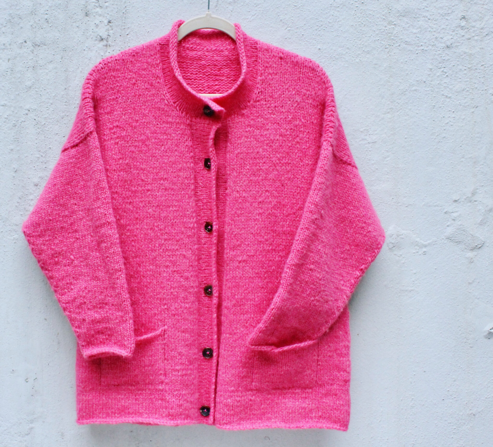 Pink drømmejakke - susanne-gustafsson.dk